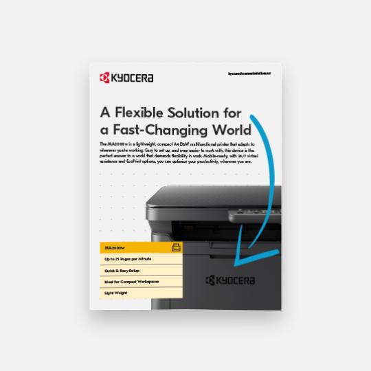 Conheça o PA2000 e o MA2000 | Kyocera Document Solutions Brazil